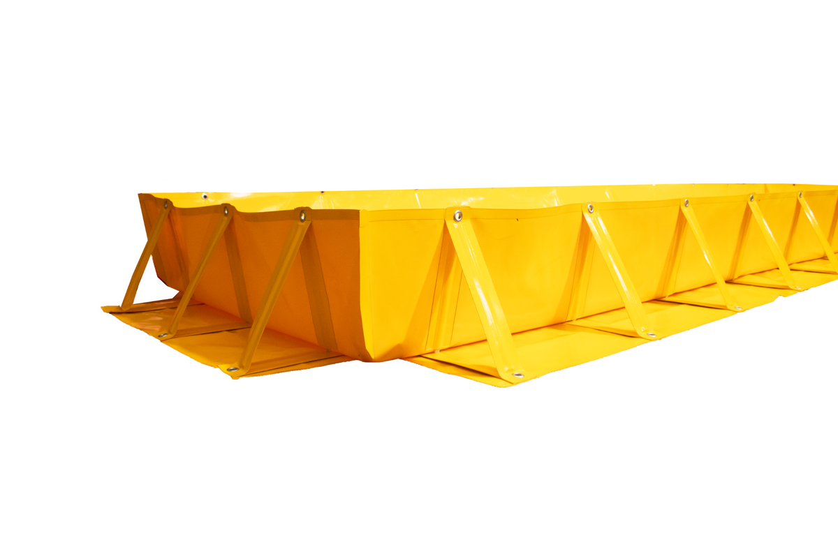 Chatoyer Collapsible Bund 900gsm Yellow PVC — Yalanji Supplies