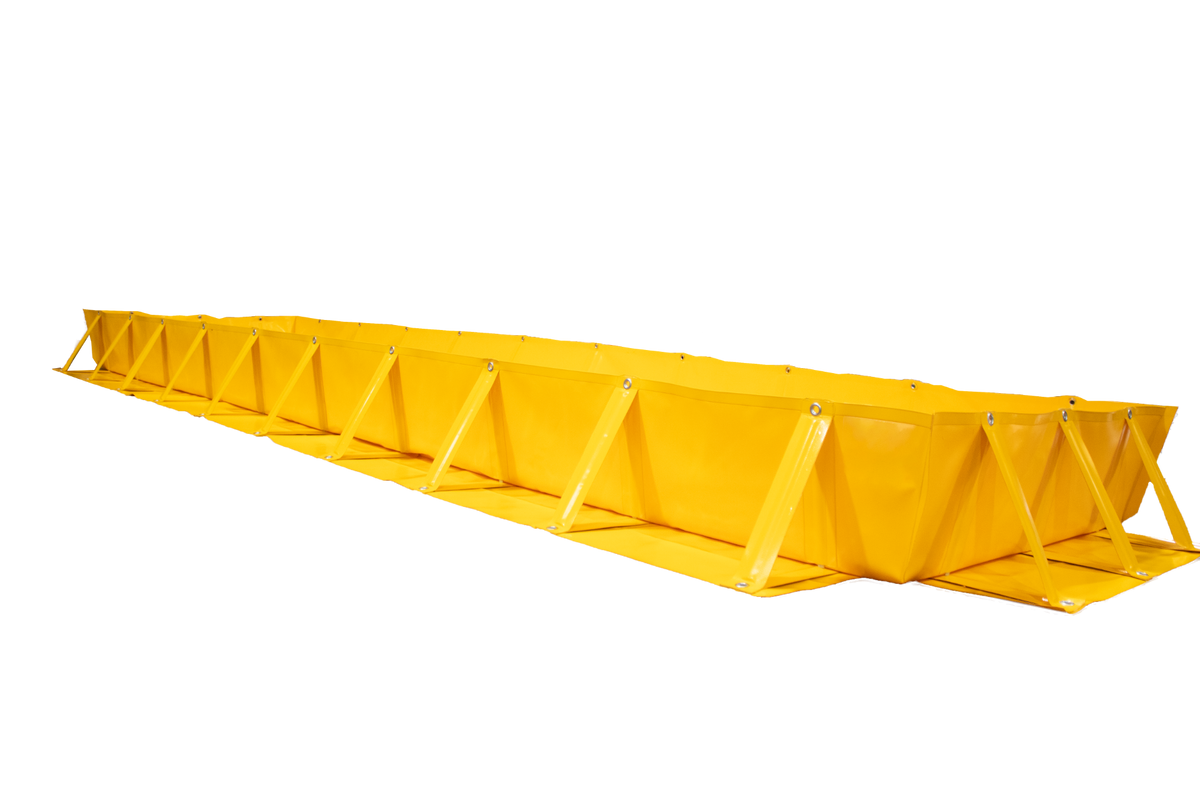 Chatoyer Collapsible Bund 900gsm Yellow PVC — Yalanji Supplies