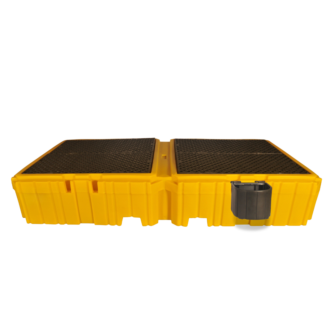 Ultra - IBC Spill Pallet Twin 1 Right Side Bucket Shelf No Drain ...